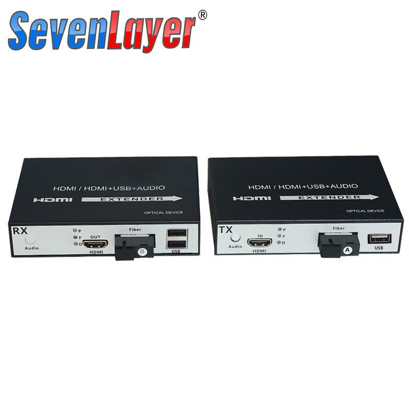 1Pair HDMI Fiber Optical Converter 1080P HDMI Fiber Optic Video ...