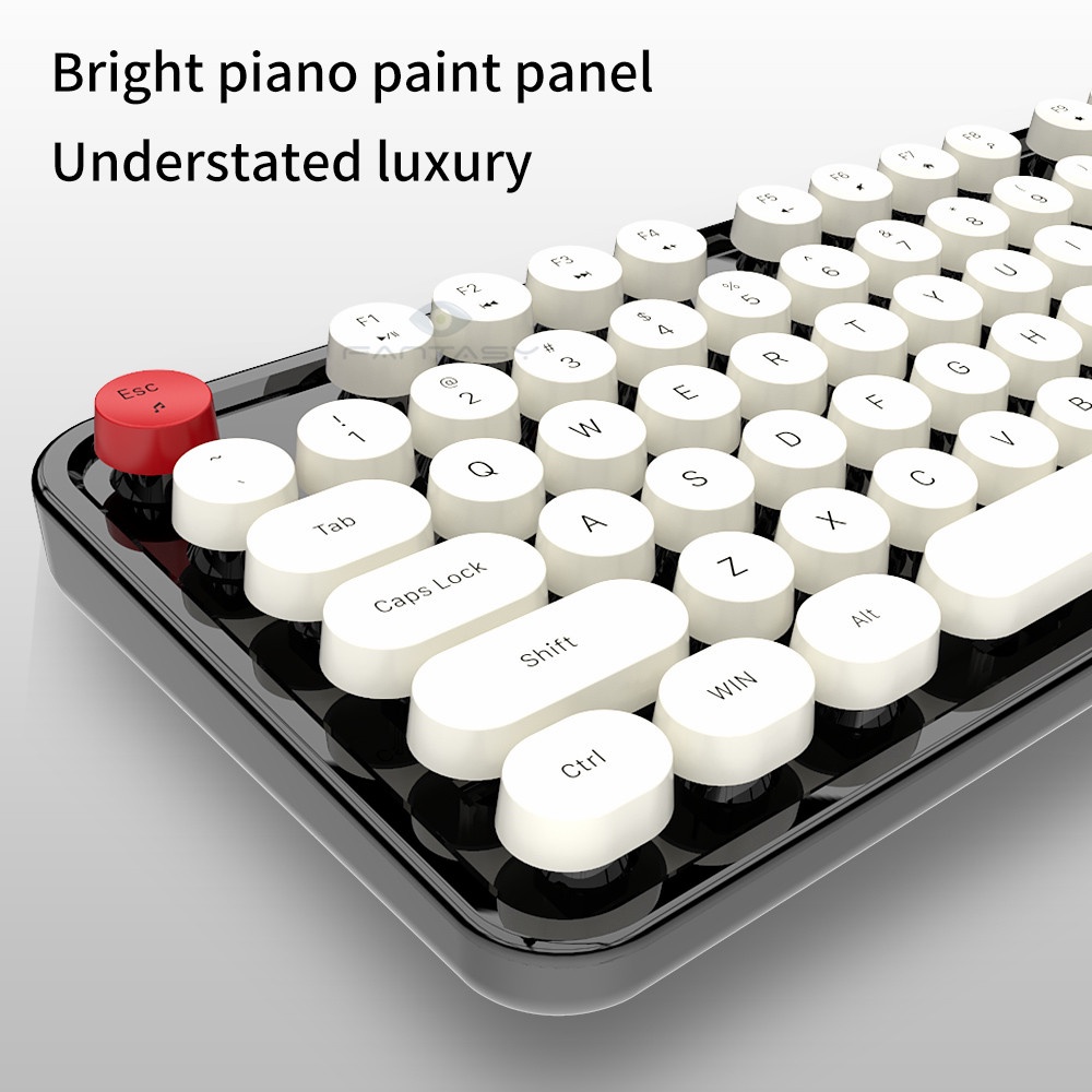 MOFii THE RED Wired Keyboard 104 Keys Full Size Gaming Keyboard Elegant ...