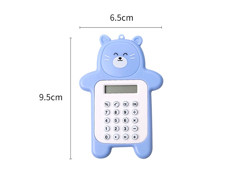 1Pc cartoon cute bear calculator, fashionable mini portable small ...