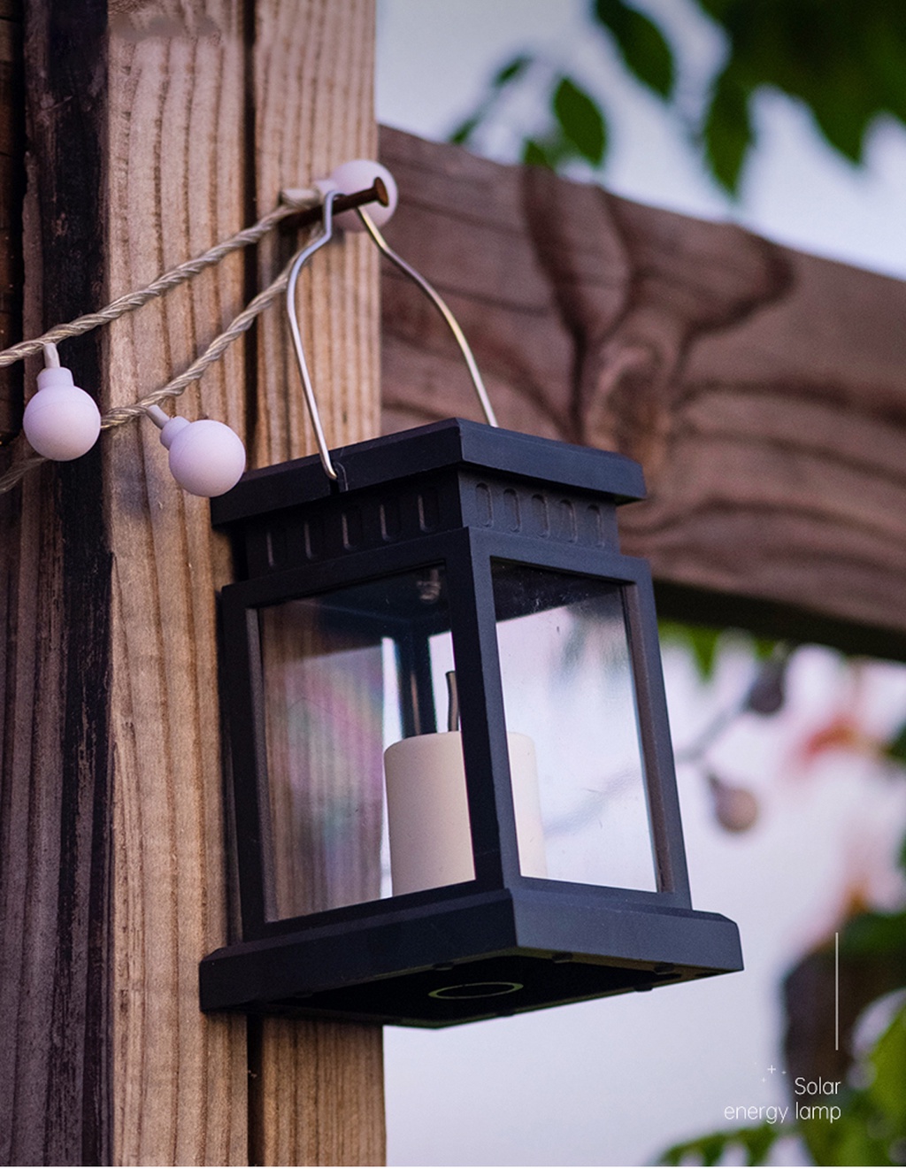 NSS solar candle light lantern LED automatic sensor waterproof garden ...