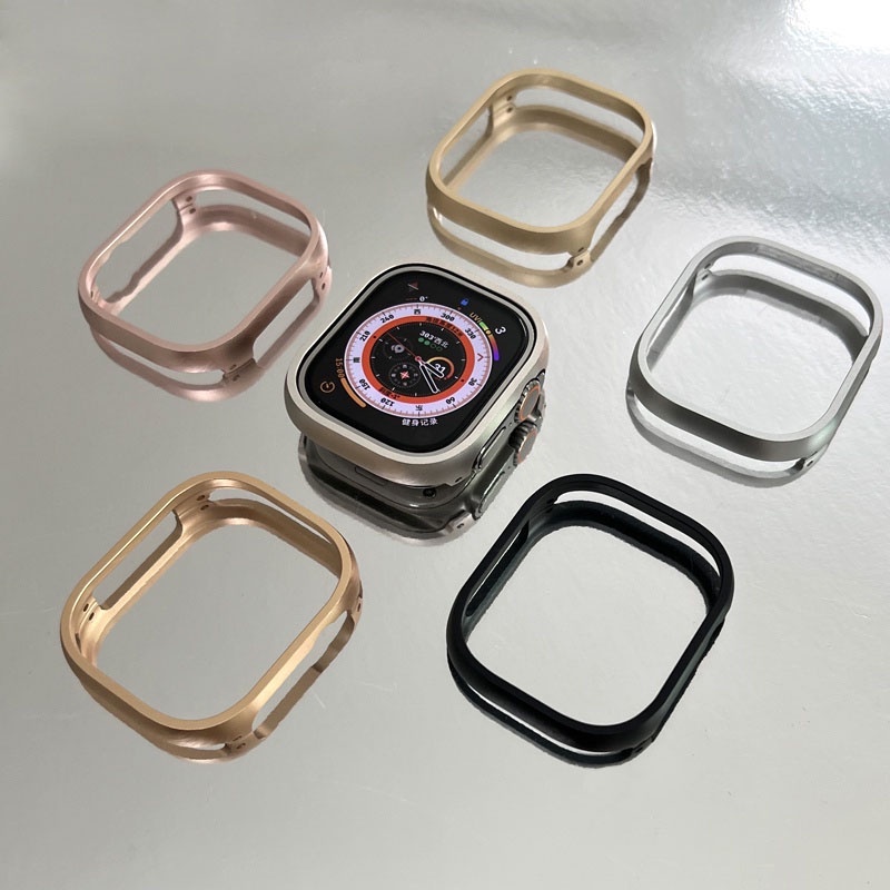 Aluminum Alloy Watch Case for Apple Watch Ultra Case 49mm S8 New Metal ...