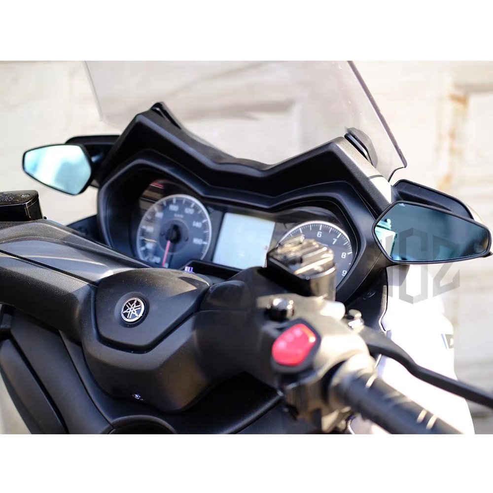 XMAX Side mirror Motorcycle Sergeant Mirror Aluminum Rear View Mirrors ...