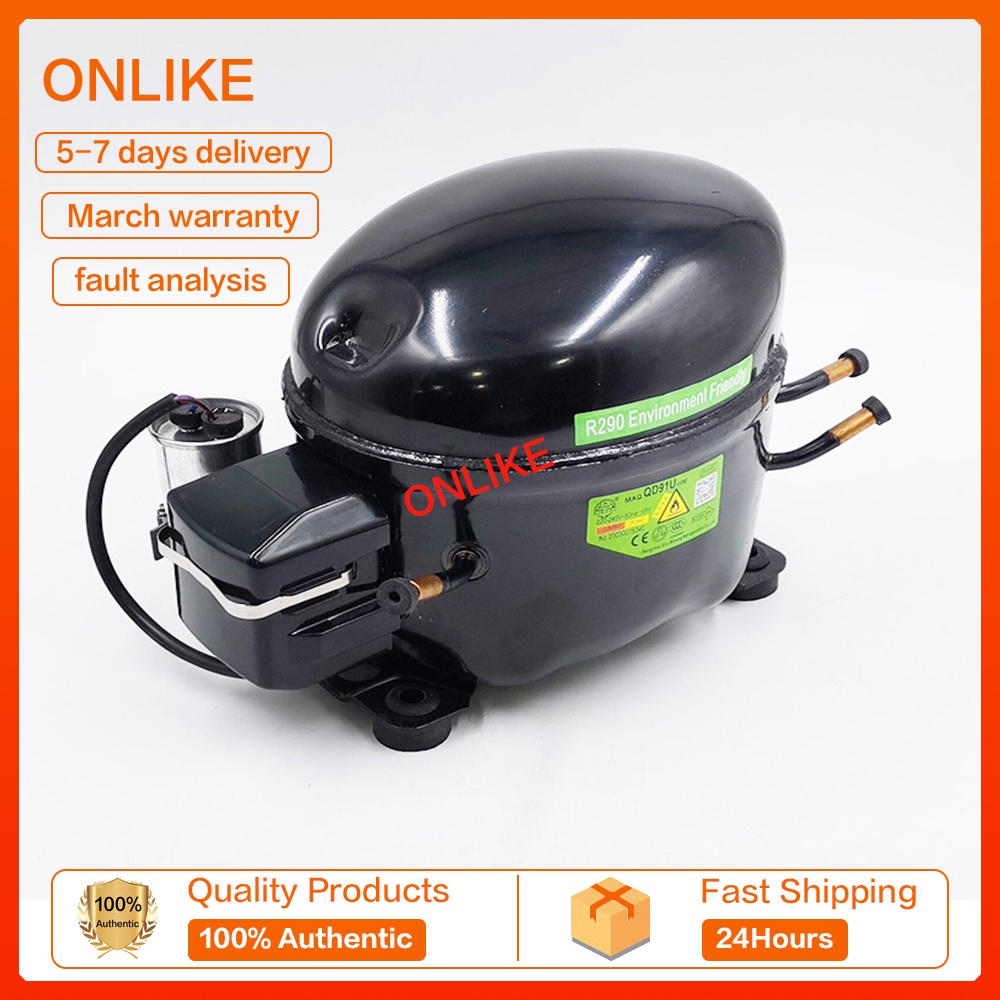 Neon refrigerator freezer compressor R290 Refrigerant compressor QD52U ...