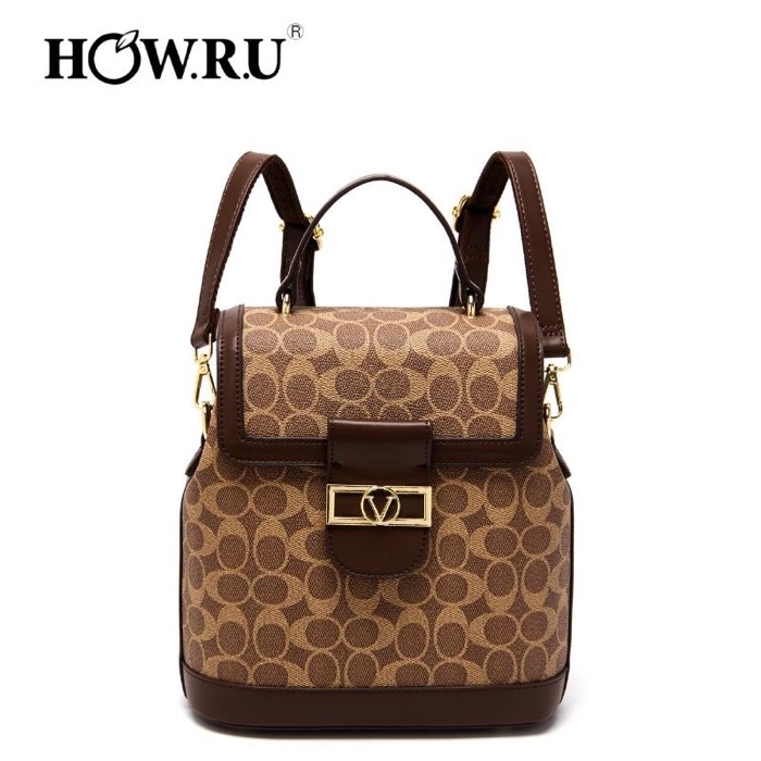 HOWRU BACKPACK 3WAY MEDIUM LEATHER | Shopee Philippines