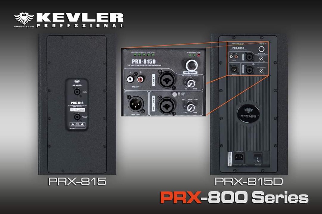 Kevler Professional 1pc PRX-815D Pro Series Active PRX Series 500 Watts ...