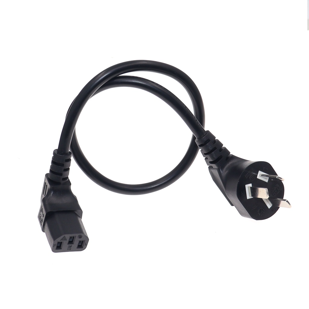 Angle Plug Poer Charger Monitor cable Up angled IEC320 C13,50cm ...