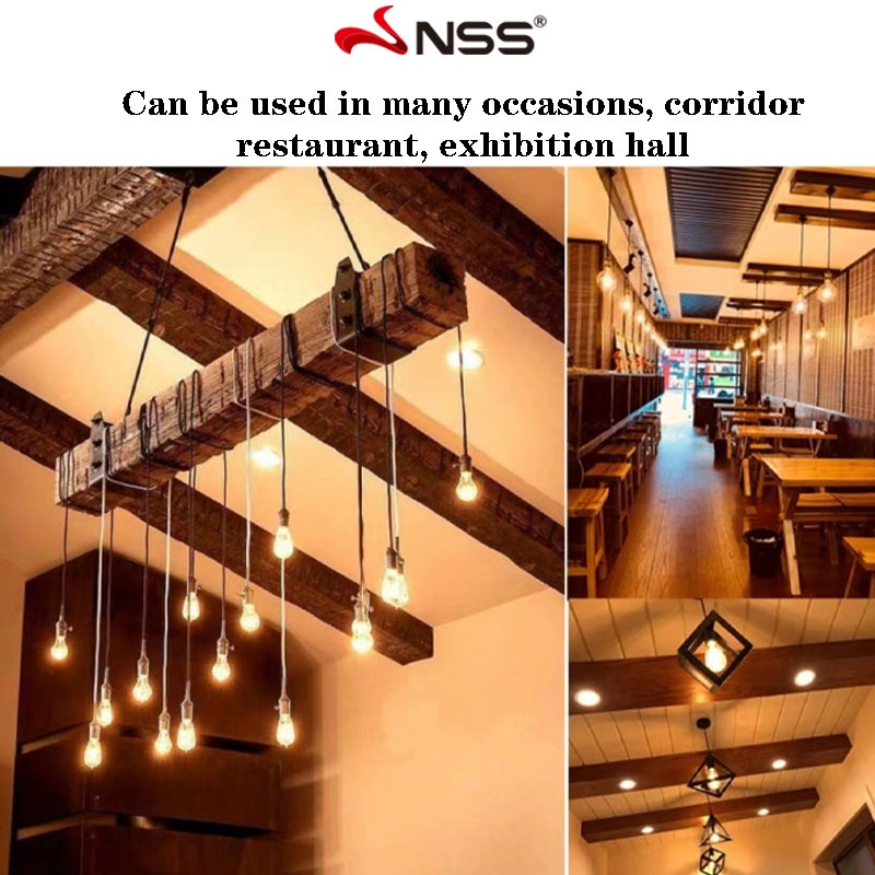 NSS E27 Lamp Bulb Holder With Switch 3M 5M 8M Extension Socket LED ...