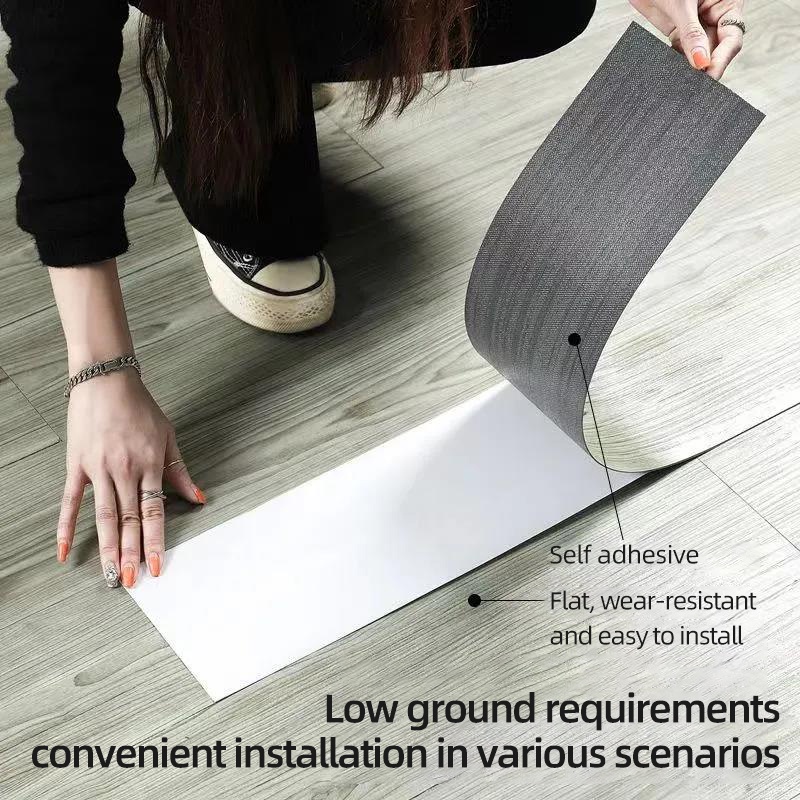 PVC Floor Stickers Waterproof high quality Vinyl floor Tiles Planks ...