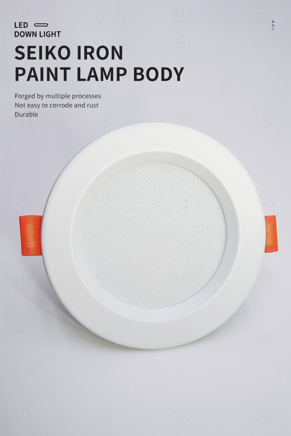 Siv Ceiling Led Panel Light Down Pin 3 Color Temperature 2 Years ...