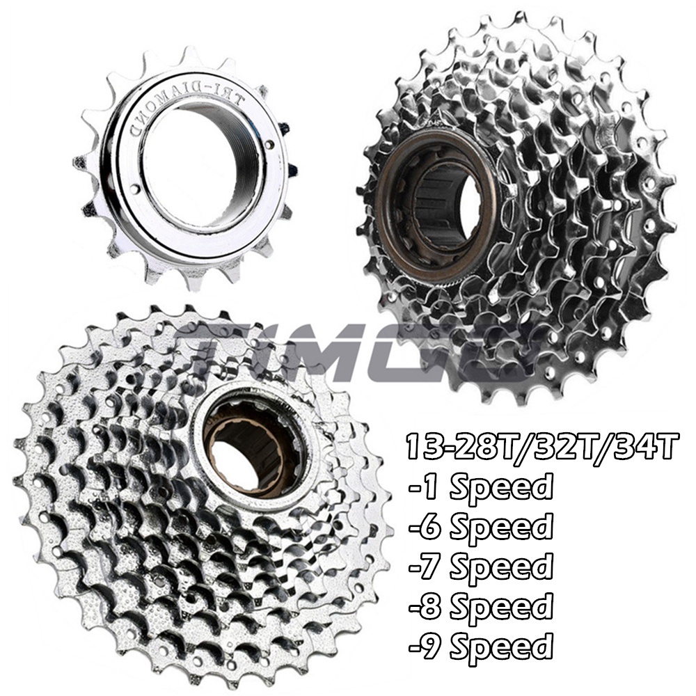 MTB Mountain Road Bike Bicycle 1/6/7/8/9 Speed Screw-on Freewheel ...