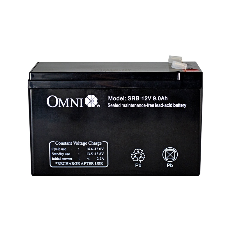 OMNI Sealed Lead Acid Rechargeable Battery 12V 9Ah w/ 20Hrs Recharging ...
