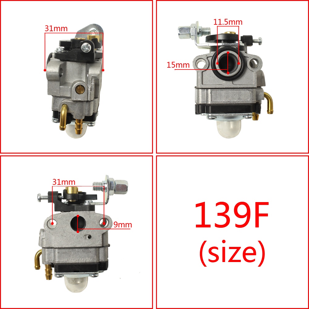 GX25 GX31 GX35 Carburetor Carb for Honda 4 Stroke Engine HHT31S UMK431 ...