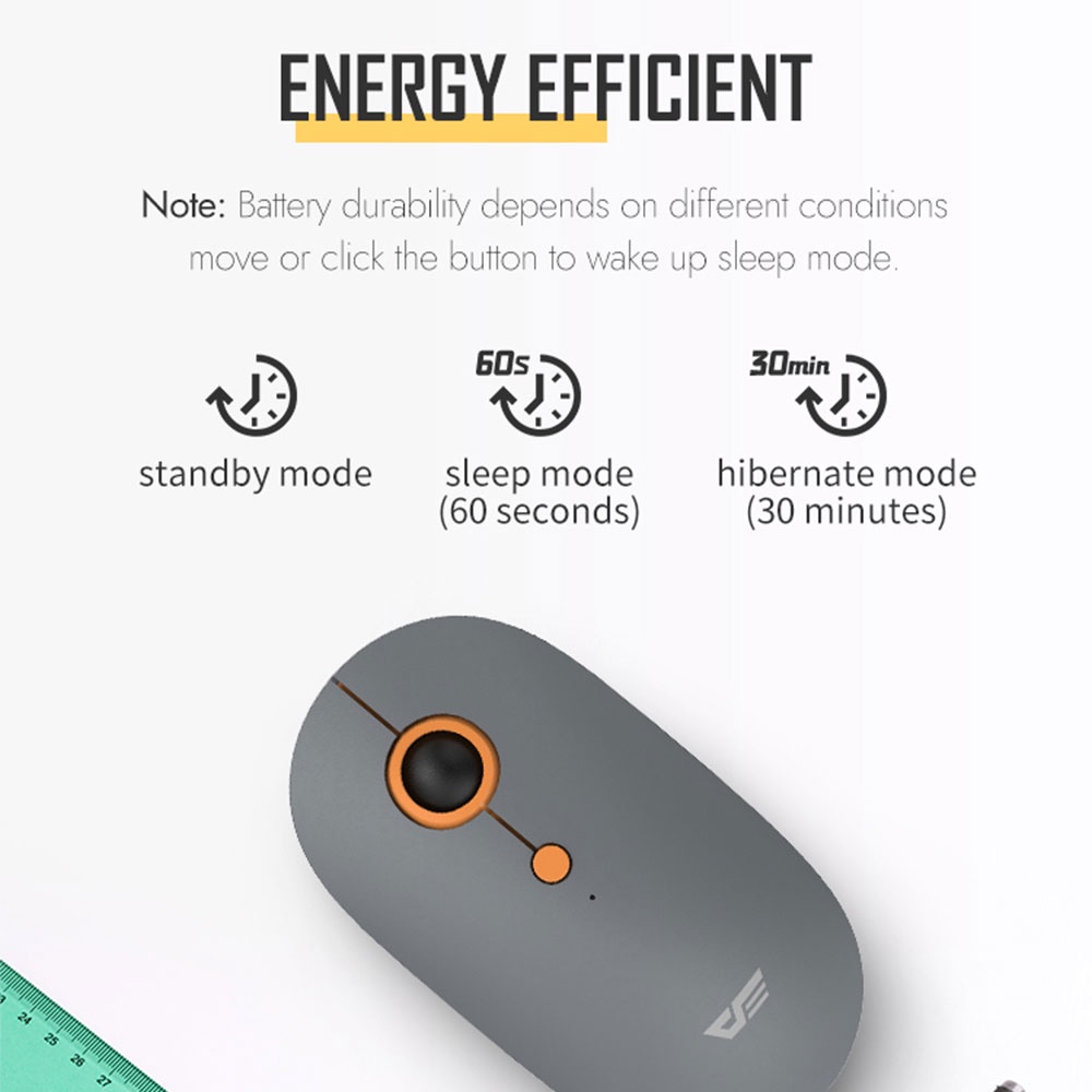 EasyPC | DarkFlash M310 Wireless Bluetooth Mouse Mocha and Brown Sugar ...