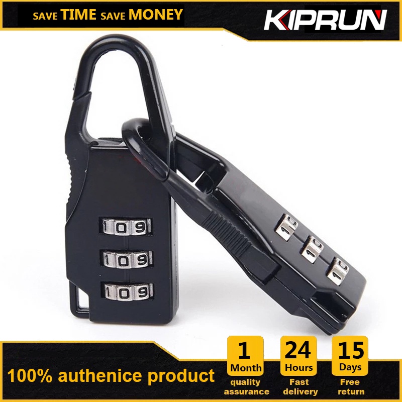 KIPRUN Mini Digit Code Lock Combination Padlock Safety Travel Security ...