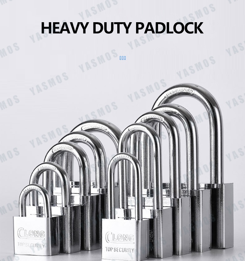 Heavy Duty Gate Padlock Stainless Steel Safety Padlock Universal Door ...