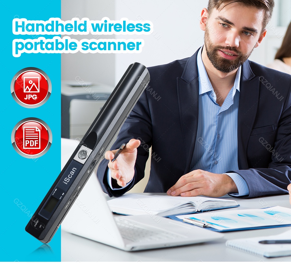 iScan Portable New Creative Handheld Mobile Portable Document Scanner ...
