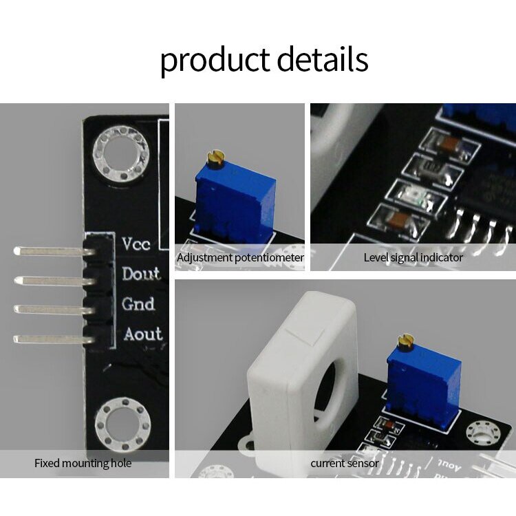 WCS 1500/1600/1700/1800 Hall Current Sensor 35A Short Over-Current ...
