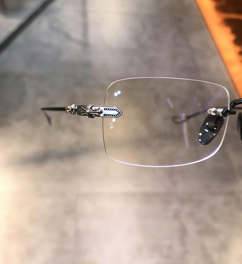 Ultralight Frameless Fashion Retro Korean Style Glasses | Shopee ...