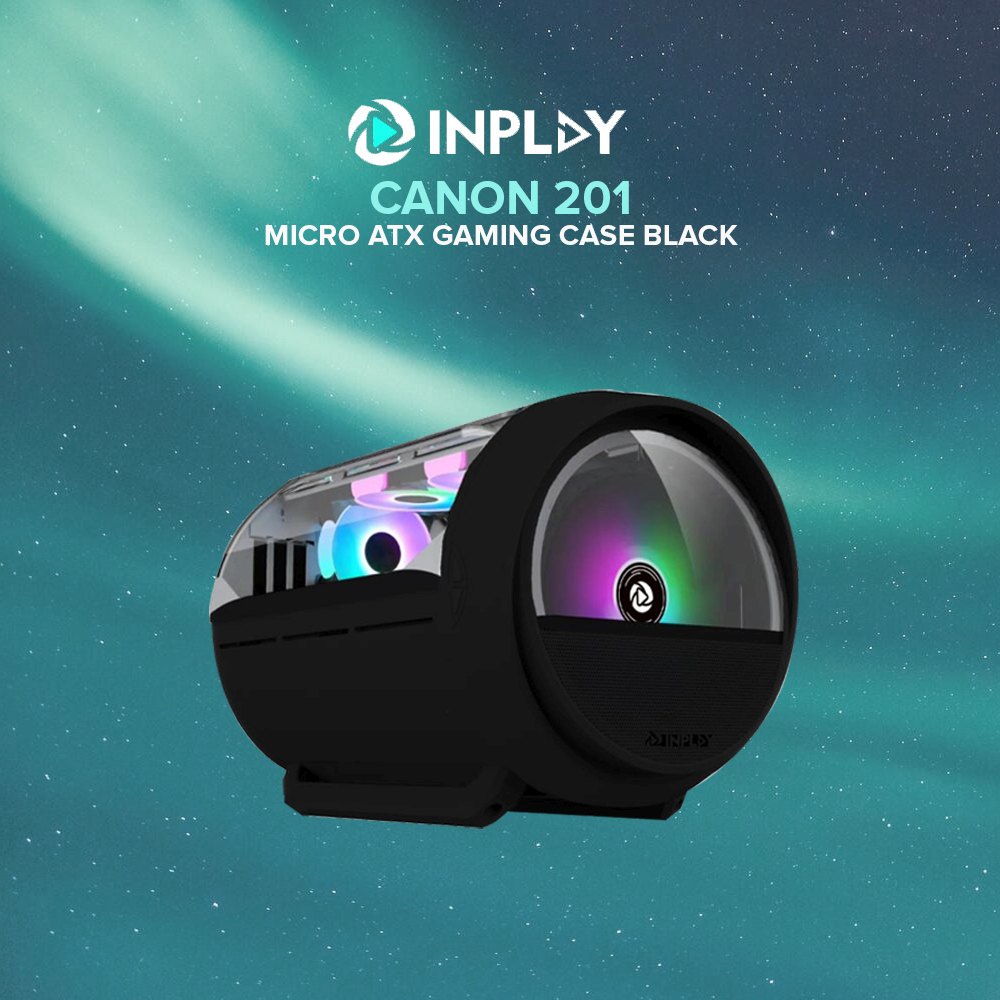 EasyPC | Inplay Canon 201 Micro ATX OPTIMAL AIRFLOW TEMPERED GLASS ...