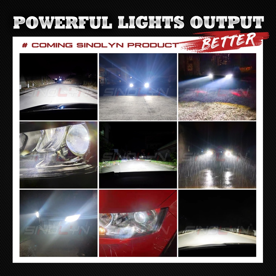 130W 3.0 Inch Bi LED Blue Projector Lens H4 H7 H1 H11 9005 9006 ...