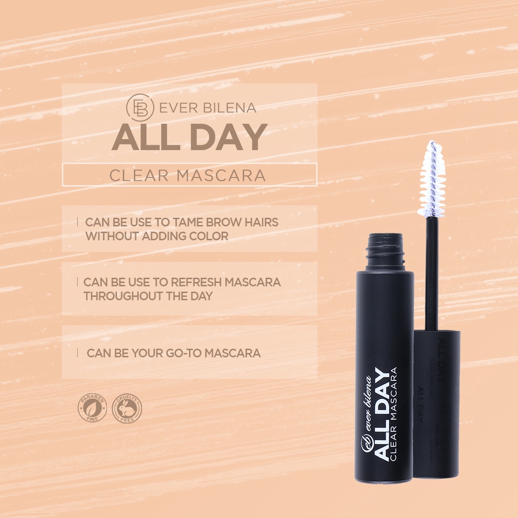 EB All Day Clear Mascara 10ml [Mascara, Makeup, Brow Soap] | Shopee ...