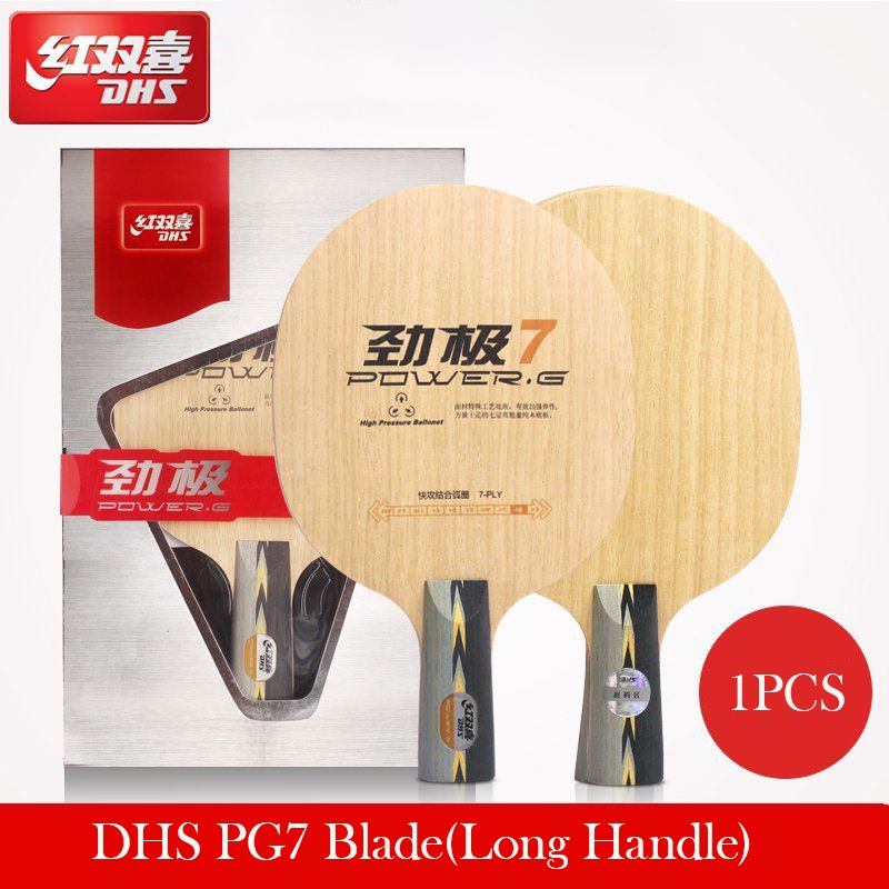 Original DHS POWER PG 7 Table Tennis Blade (7 Ply Wood Offensive ...
