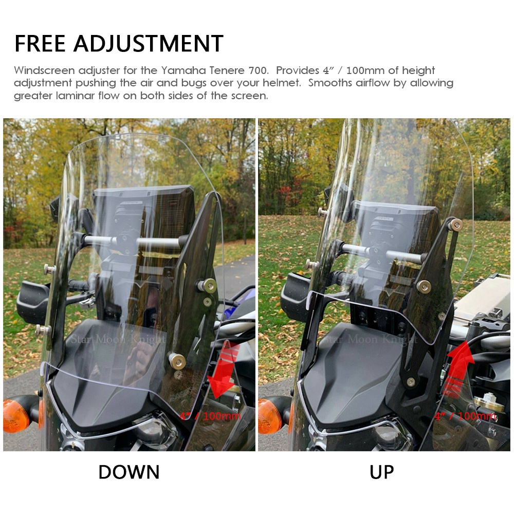 Motorcycle Windscreen Adjusters CNC Windshield Bracket Windshield ...