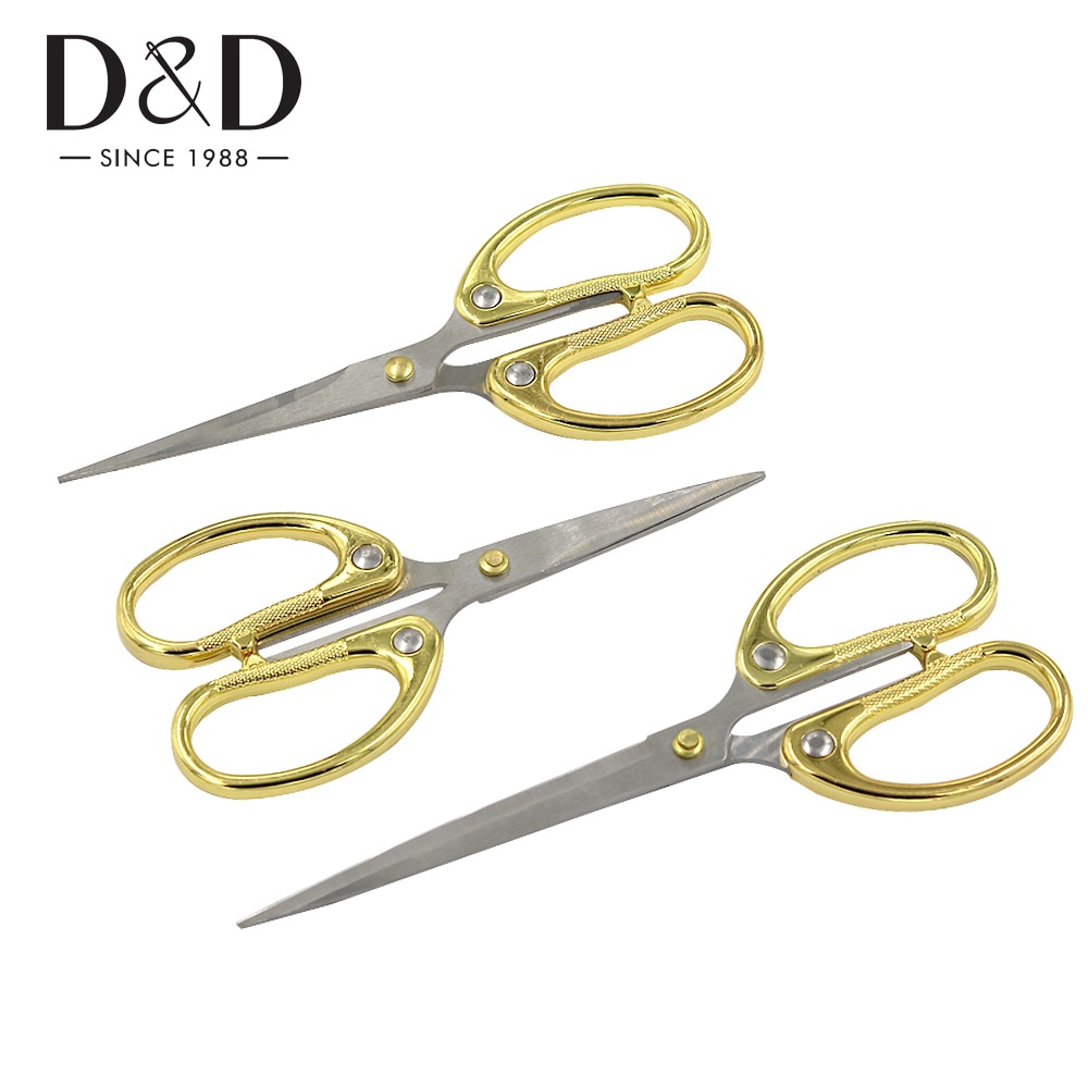 Professional Tailor Golden Color Scissors Sewing Scissors Clothes ...