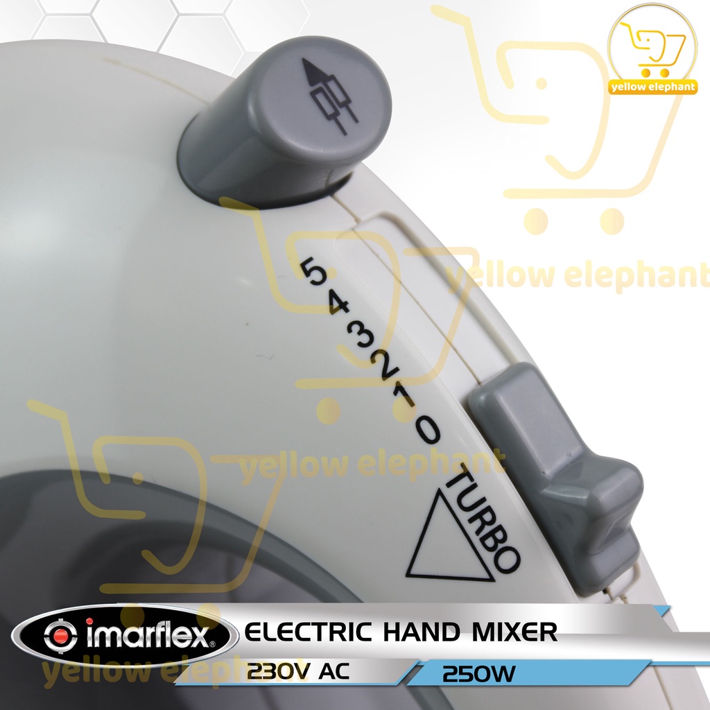 Imarflex IMX-250 Hand Mixer Portable -Yellow Elephant | Shopee Philippines