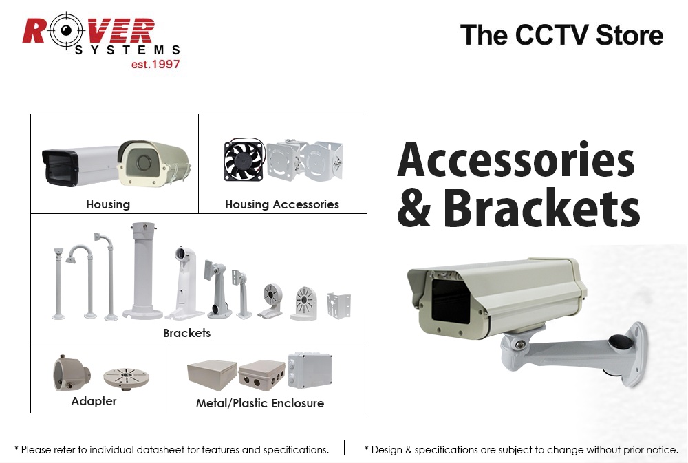 Rover Systems 26 in x 1 in x 4 in Ceiling Mount Metal CCTV Bracket ...