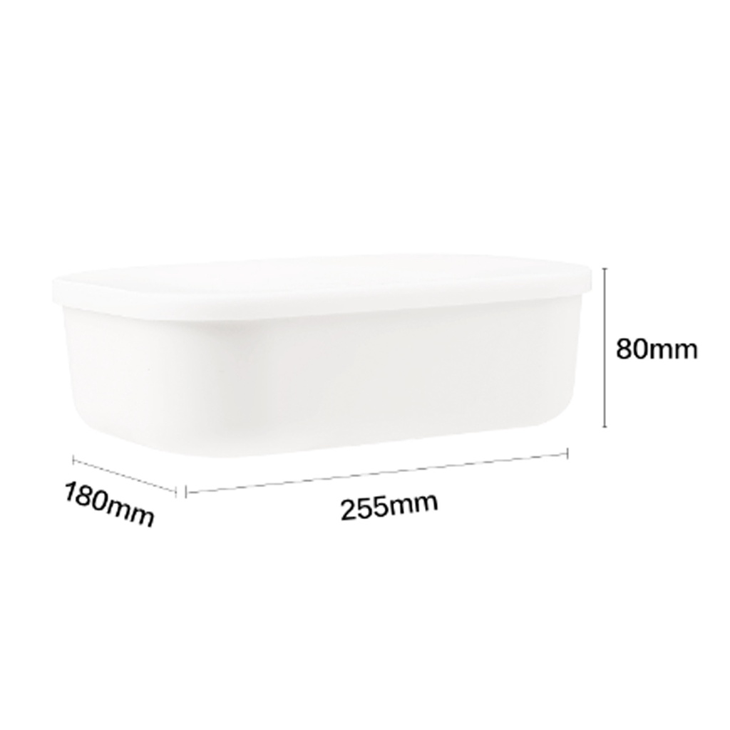 Deli VS456-WH PP Storage Box 3.6L White | Shopee Philippines