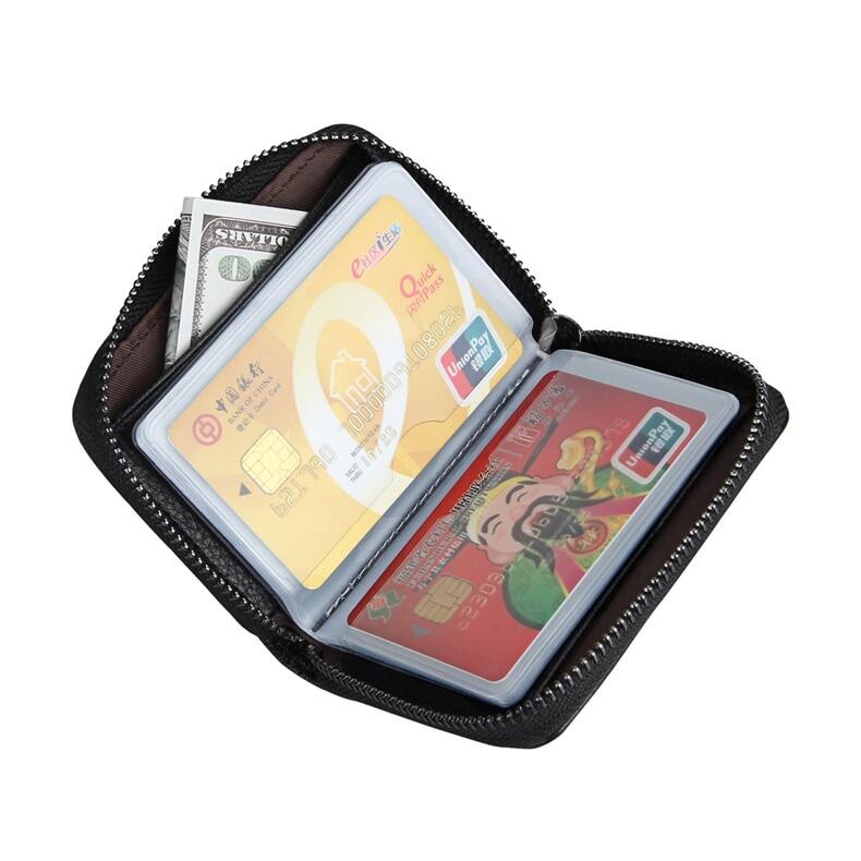 PU Leather 22 Card Wallet For Men RFID Blocking Male High Capacity ...