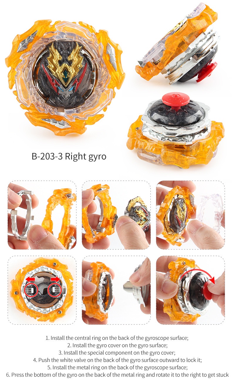Beyblade Burst B-203 BU Ultimate Fusion DX Set Spinning Top B203 with ...