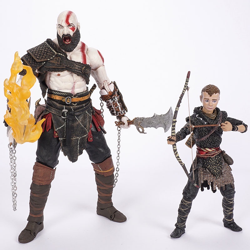 NECA Classic Game Ultimate God of War Action Figure Kratos Atreus Ghost ...