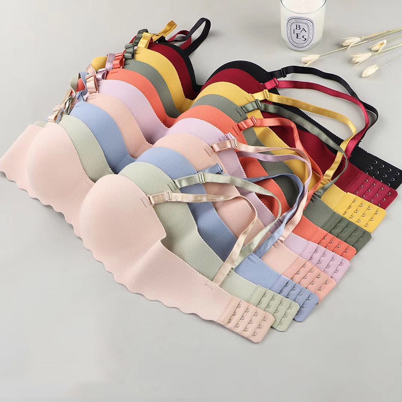 FUNLALA Seamless Women's Breathable Underwear Brassiere For Woman 3pcs ...