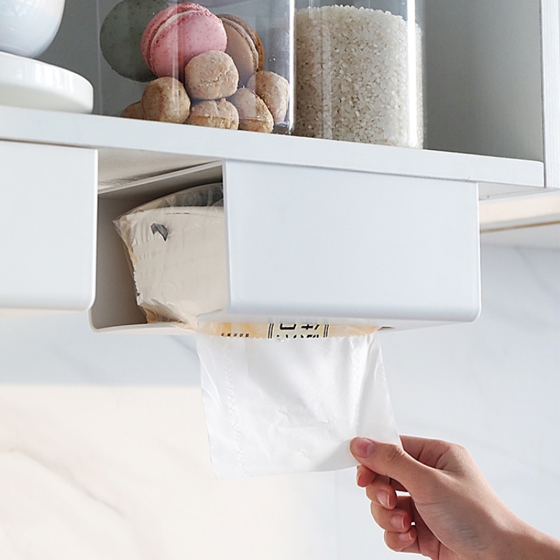 A39 COD【Manila】Creative Tissue box holder Wall-Mounted Tissue holder ...