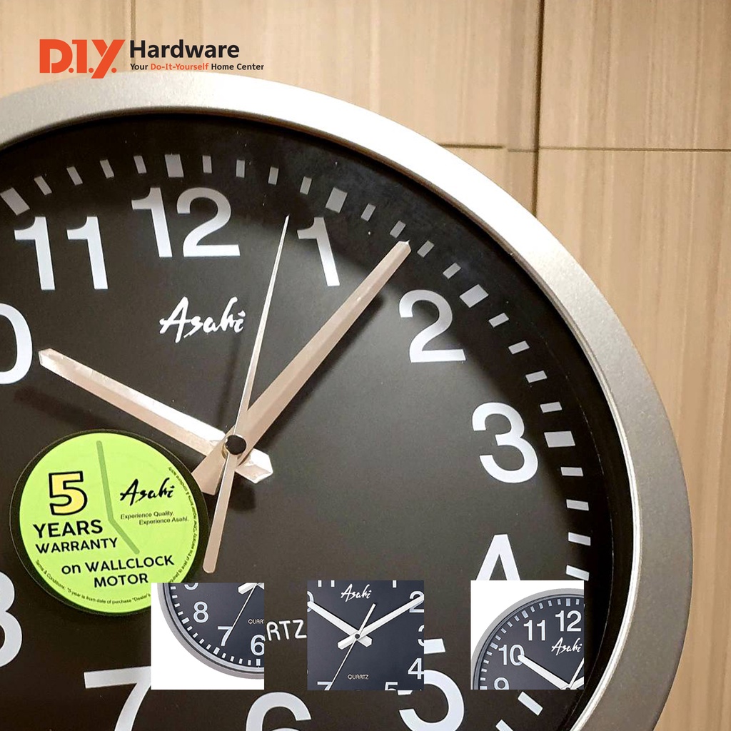 Asahi Wall Clock 12" 305mm With Battery Inside AD007027 | Shopee ...