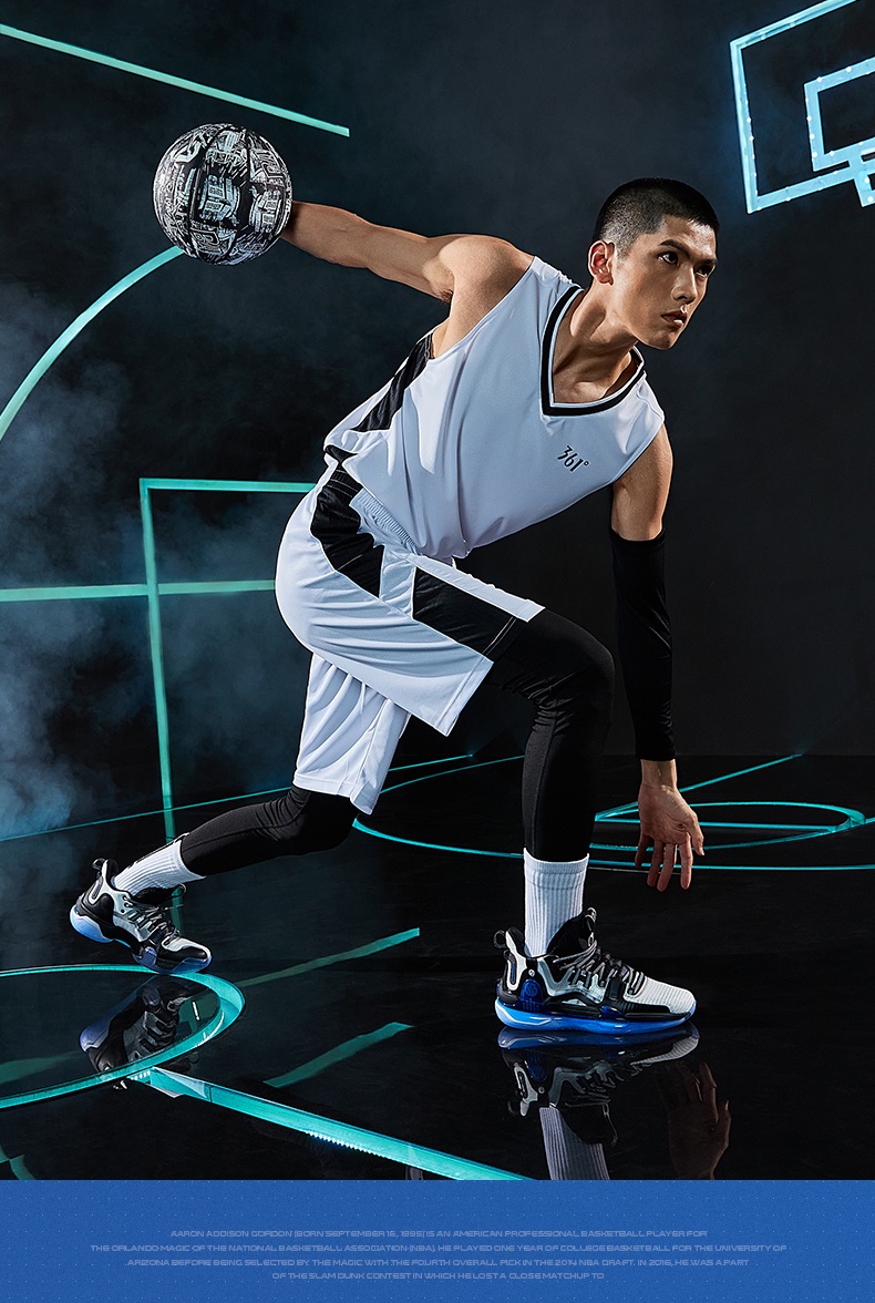 361 Degrees Aaron Gordon Ag1 Men Basketball Shoes Shock Absorption Wear ...