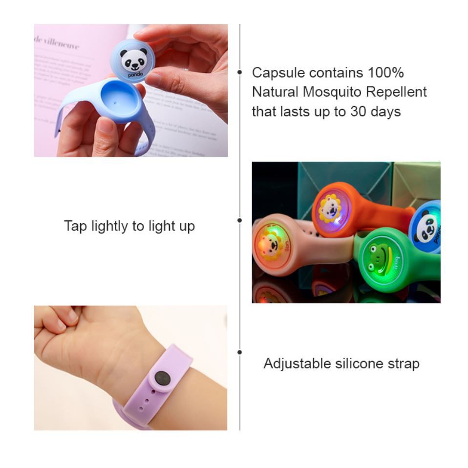 [Random Color]No.1Anti-mosquito Watches for Children With Led Light ...