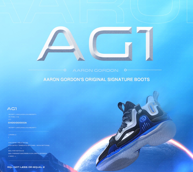 361 Degrees Aaron Gordon Ag1 Men Basketball Shoes Shock Absorption Wear ...