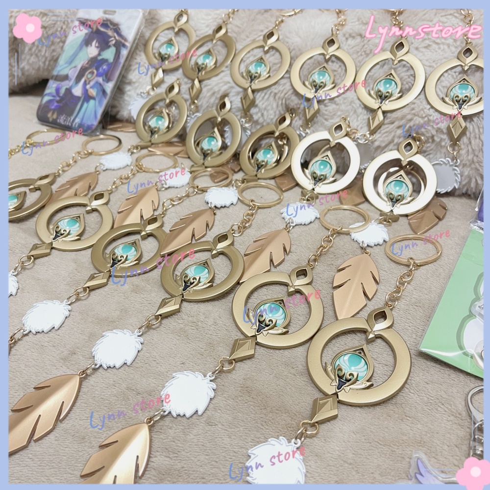 GENSHIN IMPACT Sumeru Anemo Element VISION Keyring SCARAMOUCHE Double ...