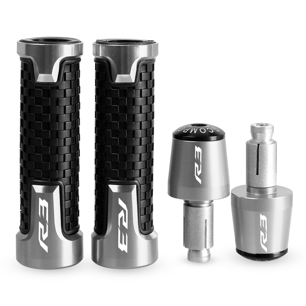 YAMAHA YZF R3 R6 R15 2019 2020 2021 2022 2023 22MM Handlebar Hand Grips ...