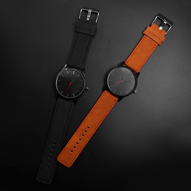 5PCS Men's watch set Fashion Business Quartz Large Dial Watches For ...