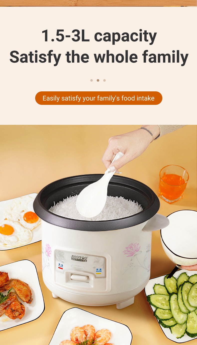 3L rice cooker with steamer mini rice cooker multifunctional electric ...