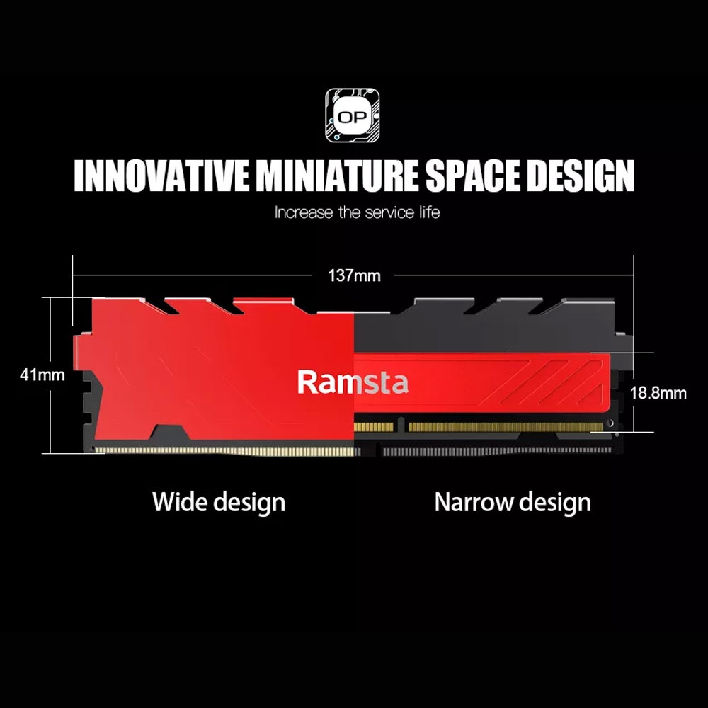 EasyPC | Ramsta SkyWolf 8GB 1x8 3200mHz U-DIMM Single Stick DDR4 Memory ...
