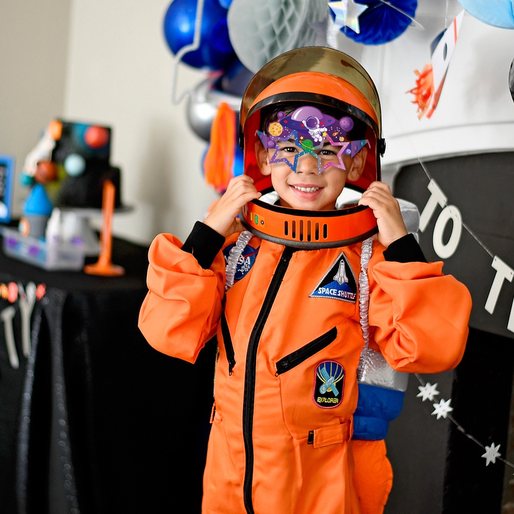 16pcs Outer Space Party photo props Universe Astronaut Rocket Galaxy ...
