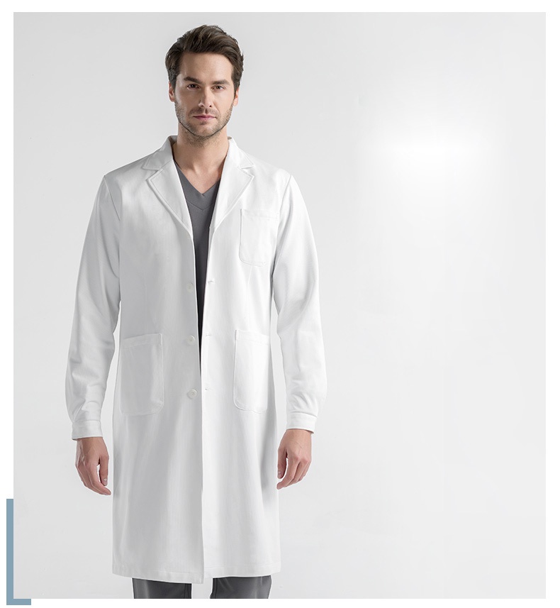 Lab Gown White Short Sleeve Lab Coat Doctor Laboratory Gown White Coat ...