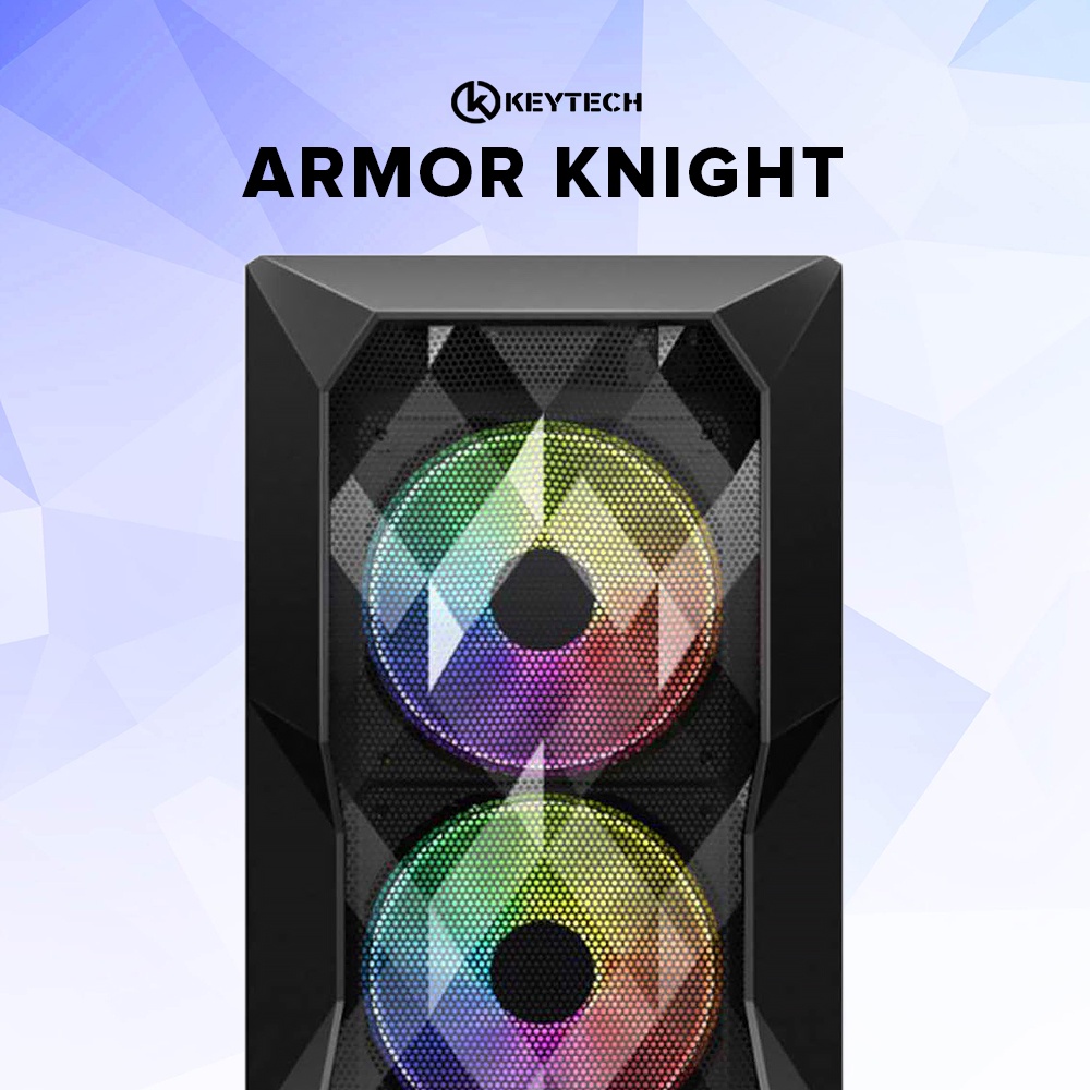 EasyPC | Keytech Armor Knight Series Mid Tower Gaming PC Case White or ...