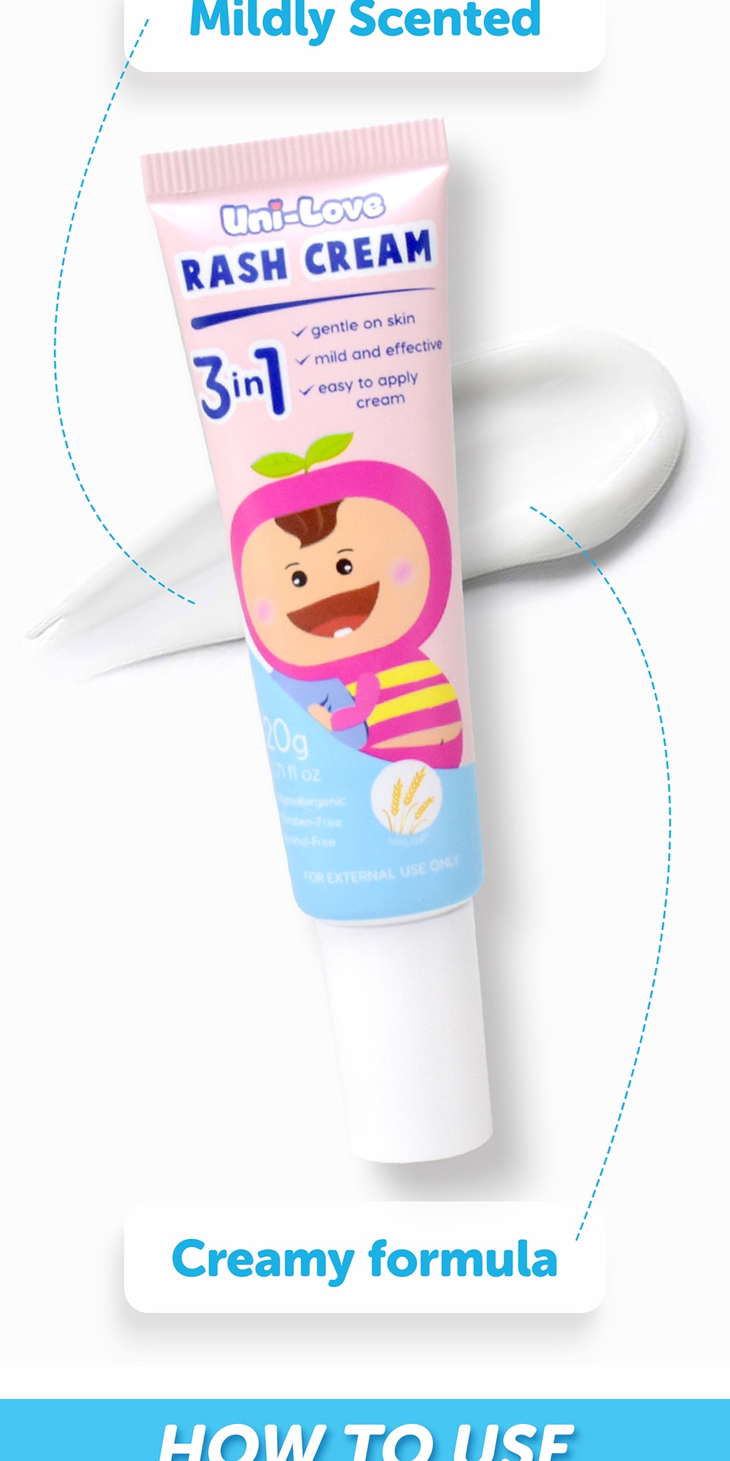 UniLove Rash Cream 20g Pack of 2 | Shopee Philippines