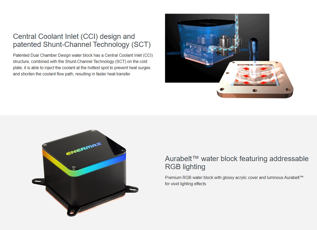 ENERMAX LIQTECH II 360 LIQUID CPU COOLER RGB (ELC-LTTO360-TBP) | Shopee ...